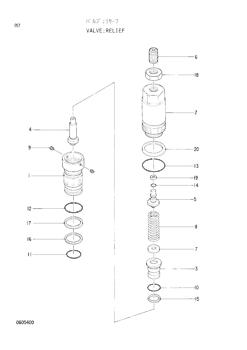 China 4328226 VALVE;RELIEF Hitachi parts EX100-2, EX100-2m, EX100-3, EX100-3C, EX100-3m, EX100M-2, EX100M-2m, EX100M-3, EX100M-3m, EX100WD-3, EX100WD-3C, EX120-2, EX120-2m, EX120-3, EX120-3C, EX120-3m, EX120K-3, EX120K-3m for sale