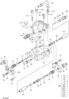 China 4400442 VALVE;SOLENOID Hitachi parts HU230-A, IZX200, IZX200LC, ZR130HC, ZR420JC, ZX110, ZX110-E, ZX110M, ZX120, ZX120-E, ZX120-HCMC, ZX125US, ZX125US-E, ZX130-AMS, ZX130-HCME, ZX130H, ZX135US, ZX135US-E, ZX135USK, ZX135UST, ZX180W, ZX18... for sale