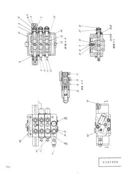 China 0137104 VALVE;RELIEF Hitachi parts UH052, UH052M, UH062 for sale