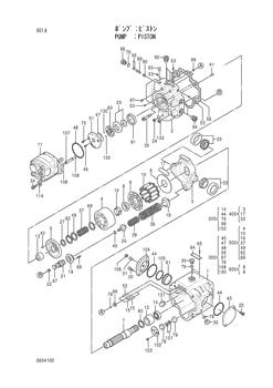China 0654147 KIT;RETAINER Hitachi parts EX40U, EX50U, EX50UNA, EX55UR-3 for sale