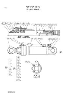 China 0151319 BUSHING Hitachi parts EX1000, UH501, ZX200-3, ZX240-3 for sale