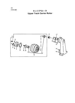 China 19M8002 CAP SCREW Hitachi parts DX75, DX75L, DX75M, DX75M-D for sale