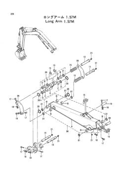 China 3056176 PIN Hitachi parts EX30, EX35, EX40UR, EX40UR-2, EX40UR-2C for sale