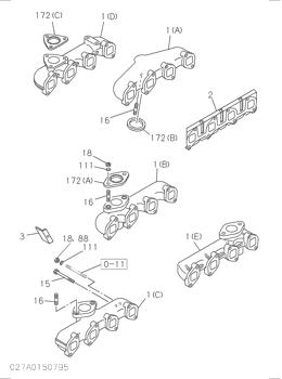 China 8970161010 GASKET; EXH PIPE Hitachi parts EX40, EX45, EX60UR, EX75UR-5, EX75URT-5, EX75US-5, HR750SM, HX180B, ZR240JC, ZR600TS, ZR800TS, ZX60-HCMC, ZX70, ZX70-HCME, ZX70-HHE, ZX75UR, ZX75URT, ZX75US, ZX75US-A, ZX80LCK, ZX80SB, ZX80SB-HCME, ZX... for sale