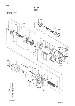 China 4605638 PUMP Hitachi parts ZX30U-2, ZX35U-2 for sale