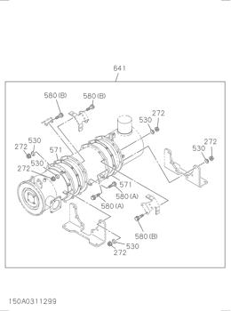 China 8943925532 GASKET; EXH PIPE TO MANIF Hitachi parts ZX350LC-5B, ZX350LCN-5B for sale