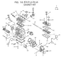 China 025100006 GASKET Hitachi parts ZX20U, ZX20UR for sale