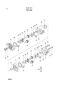 China 0395008 GASKET Hitachi parts EX5, EX5-2, HX120B, HX120B-2, HX140B, HX64B, HX64B-2 for sale