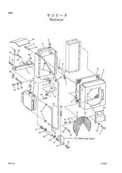 China 14M7165 NUT Hitachi parts LX100, LX150 for sale
