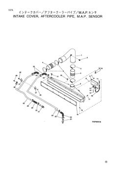 China TY22462 CLAMP Hitachi parts LX230-5 for sale