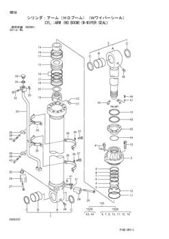China 0968306 CLAMP;PIPE Hitachi parts EX1200-5C, EX1200-5D for sale