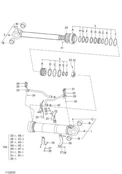China 1148829 CLAMP;PIPE Hitachi parts ZX140W-3, ZX140W-3-AMS, ZX140W-3DARUMA, ZX145W-3, ZX145W-3-AMS, ZX170W-3, ZX170W-3-AMS, ZX170W-3DARUMA, ZX190W-3, ZX190W-3-AMS, ZX190W-3DARUMA for sale
