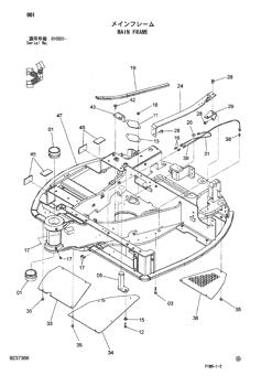 China 3101701 COVER Hitachi parts ZX40U-2, ZX40U-3, ZX40U-3U, ZX48U-3, ZX48U-3F, ZX50U-2, ZX50U-3, ZX50U-3F, ZX52U-3, ZX52U-3F for sale