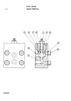 China 0135907 NUT Hitachi parts UH801 for sale