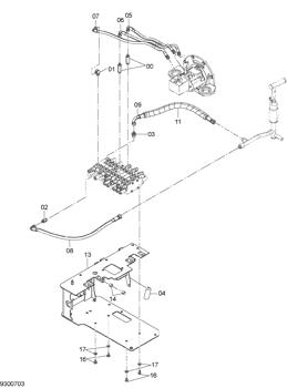 China 4657326 ADAPTER;S Hitachi parts ZX14-3, ZX14-3CKD, ZX16-3, ZX17U-2, ZX17UNA-2, ZX18-3 for sale