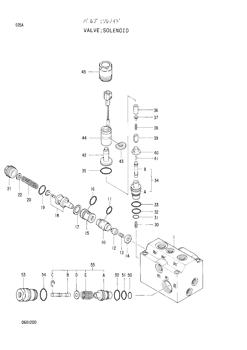 China 0601206 ADAPTER Hitachi parts EX300-2 for sale