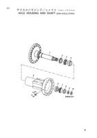 China JD8297 BEARING CUP Hitachi parts LX230-5 for sale