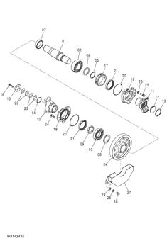 China 03021-05212 BEARING Hitachi parts ZW140, ZW140PL, ZW150, ZW150PL for sale