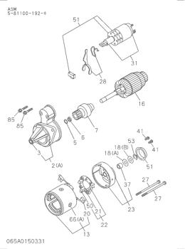 China 5811510540 SWITCH; ENGAGE STARTER Hitachi parts EX12, EX15, EX20UR, EX20UR-2, EX22, EX25, EX30, EX30UR, EX30UR-2, EX35, EX40UR, EX40UR-2 for sale
