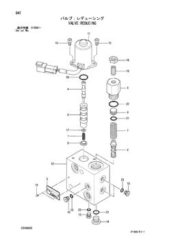 China 4616572 VALVE;REDUCING Hitachi parts ZX40U-2, ZX40U-3, ZX40U-3U, ZX40U-5A, ZX40UR-2, ZX40UR-2D, ZX40UR-2DU, ZX40UR-2U, ZX40UR-3, ZX40UR-3D, ZX40WM-3D, ZX48U-3, ZX48U-3F, ZX48U-5A, ZX50U-2, ZX50U-3, ZX50U-3F, ZX50U-3U, ZX50U-5A, ZX52U-3, ... for sale
