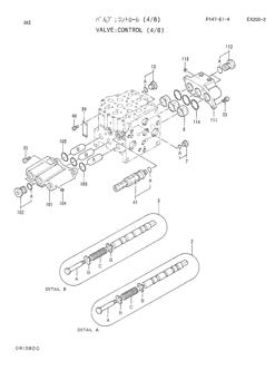 China 4289604 VALVE;RELIEF ASS'Y Hitachi parts EX200-2, EX200-2m, EX200K-2, EX200K-2m, EX200LCK-2m, EX220-2 for sale