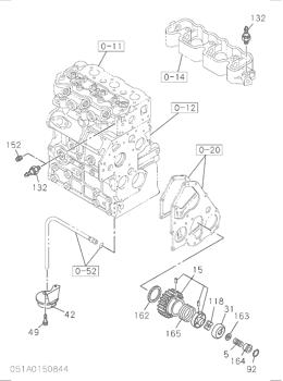 China 5863011620 SHIM; OIL PUMP Hitachi parts EX17U, EX17UNA, ZX16, ZX18 for sale