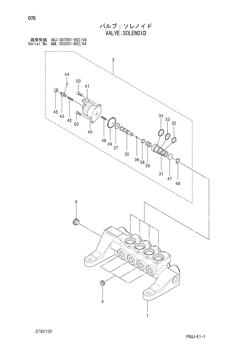 China 4455991 VALVE Hitachi parts IZX200, IZX200LC, ZX110, ZX110-E, ZX110M, ZX120, ZX120-E, ZX120-HCMC, ZX125US, ZX125US-E, ZX130-AMS, ZX130-HCME, ZX130H, ZX135UR, ZX135US, ZX135US-E, ZX135USK, ZX160, ZX180LC, ZX180LC-AMS, ZX180LC-HCM... for sale