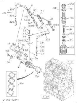 China 5863006670 SHIM; NOZZLE SPRING,NOZZLE HOLDER Hitachi parts EX17U, EX17UNA, EX20U-3, EX20UR-3, ZX16, ZX18, ZX25 for sale