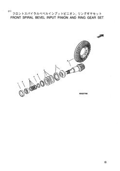 China R134405 SHIM Hitachi parts LX100-5, LX120-5 for sale