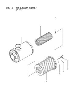 China 20801-03411 ELEMENT,OUTER Hitachi parts LX190-7, LX230-7 for sale