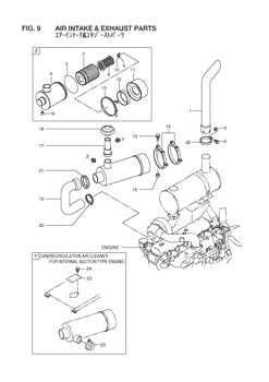 China 20801-03101 ELEMENT,AIR Hitachi parts LX110-7 for sale