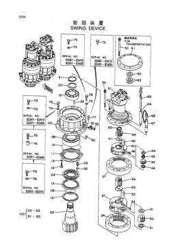 China 3038492 GEAR;SUN Hitachi parts EX400, EX400-3, EX400-3C, EX400-5, EX450H-5 for sale