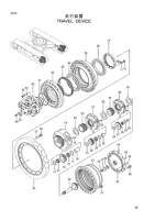 China 3068731 GEAR;SUN Hitachi parts EX200-5Z JPN, EX270-5, EX280H-5, EX300-3, EX300-3C, EX310H-3C for sale