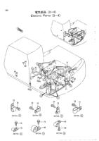 China 0001049 HARNESS;WIRE Hitachi parts EX100-2, EX100M-2, EX120-2 for sale