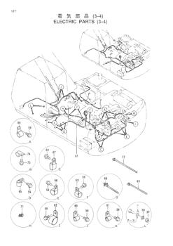 China 0001836 HARNESS;WIRE Hitachi parts EX200-3, HR320, HR420, RX2000-2 for sale