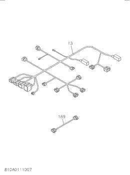 China 1826413757 HARNESS; ENG Hitachi parts ZW220, ZW220-HCMF, ZW250, ZW250-HCMF, ZX330-3, ZX330-3F, ZX350-3-AMS, ZX350H-3, ZX350H-3F, ZX350K-3, ZX350K-3F, ZX350L-3, ZX350LC-3-HCME, ZX350LC-3F-HCME, ZX350LC-3FAMS, ZX400LCH-3, ZX400W-3 for sale