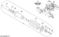 China 4718576 SPRING Hitachi parts ZX40U-5A, ZX48U-5A, ZX50U-5A for sale