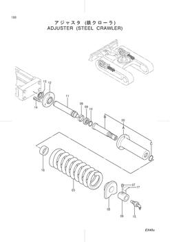China 3085801 SPRING Hitachi parts EX40U, EX50U, EX50UNA, ZX35U-A, ZX40, ZX40U, ZX50, ZX50U, ZX50UNA for sale