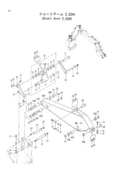 China 8050930 LINK Hitachi parts EX220-2, EX220-3, EX220-5, EX220-5 JPN, EX220-5HHE, EX230-5, EX230H-5 JPN, EX230K-5, EX230LC-5HHE for sale