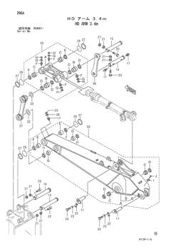 China 1029884 LINK Hitachi parts ZX600, ZX650H for sale