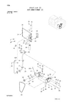 China 4640040 BELT;V Hitachi parts ZX70-3, ZX70-3-HCME, ZX75UR-3, ZX75US-3, ZX75USK-3, ZX80LCK-3, ZX85US-3, ZX85USB-3, ZX85USB-3-HCME, ZX85USBN-3-HCME for sale