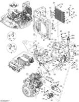 China 4720696 BELT;V Hitachi parts ZX30U-5A, ZX35U-5A, ZX40U-5A, ZX48U-5A, ZX50U-5A for sale
