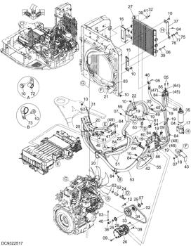 China 4720696 BELT;V Hitachi parts ZX30U-5A, ZX35U-5A, ZX40U-5A, ZX48U-5A, ZX50U-5A for sale