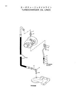 China RE65978 CLAMP Hitachi parts DX75M-D, LX100-5, LX120-5 for sale