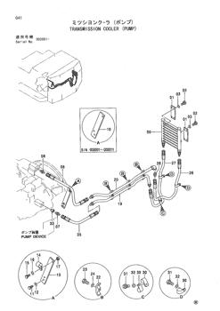 China 4335611 COOLER;OIL Hitachi parts EX1100-3, EX1200-5, EX1200-5C, EX1200-5D, EX1800-3, EX1900-5, EX2500, EX2500-5, EX3500, EX3600-5, EX5500, EX5500-5, EX8000 for sale