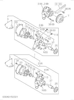 China 8944831671 PUMP ASM; WATER Hitachi parts EX50UR for sale