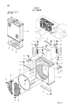 China 4421620 COOLER;OIL Hitachi parts EX3600-5, EX3600-6, EX3600E-6 for sale