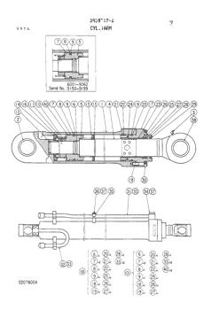 China 0207829 CLAMP;PIPE Hitachi parts UH063, UH063SS for sale