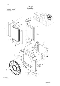 China 4655019 COOLER;OIL Hitachi parts PZX450-HCME, ZR260HC, ZX450-3, ZX450-3F, ZX470H-3, ZX470H-3-HCMC, ZX470H-3F, ZX470R-3, ZX470R-3F, ZX500LC-3, ZX500LC-3F, ZX520LCH-3, ZX520LCH-3F, ZX520LCR-3, ZX520LCR-3F for sale