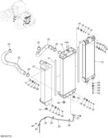 China 263E2-12041 COOLER AIR Hitachi parts ZW140, ZW140PL, ZW150, ZW150PL for sale